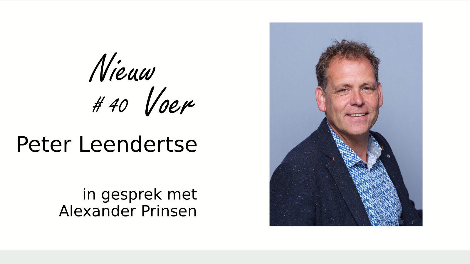 NV40 Peter Leendertse - Nieuw Voer